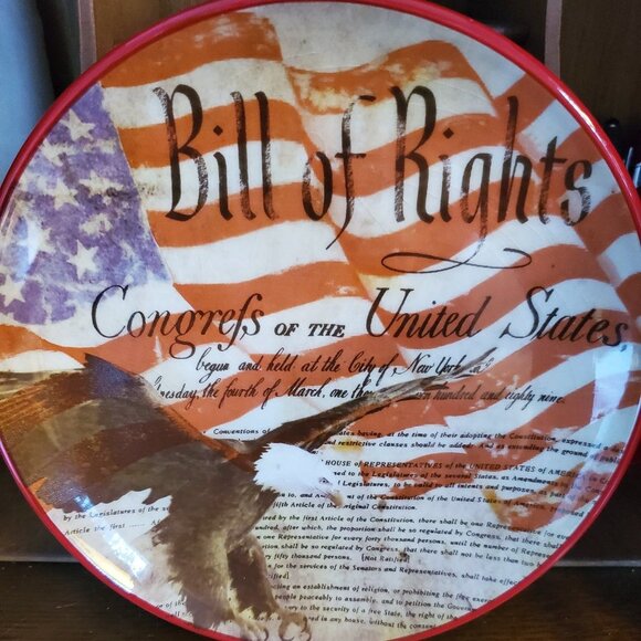 Cracker Barrel | Wall Decor | Bill Of Rights Collector Plate | Poshmark